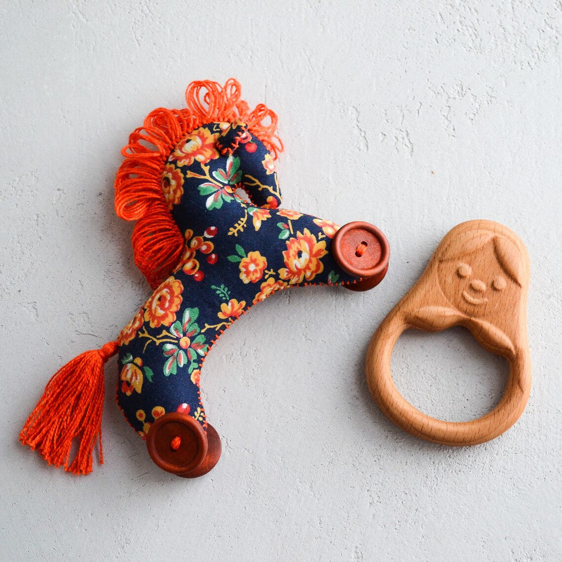 Custom Baby Boy Gift Set / Horse Baby Toy Set / Organic Baby | Etsy