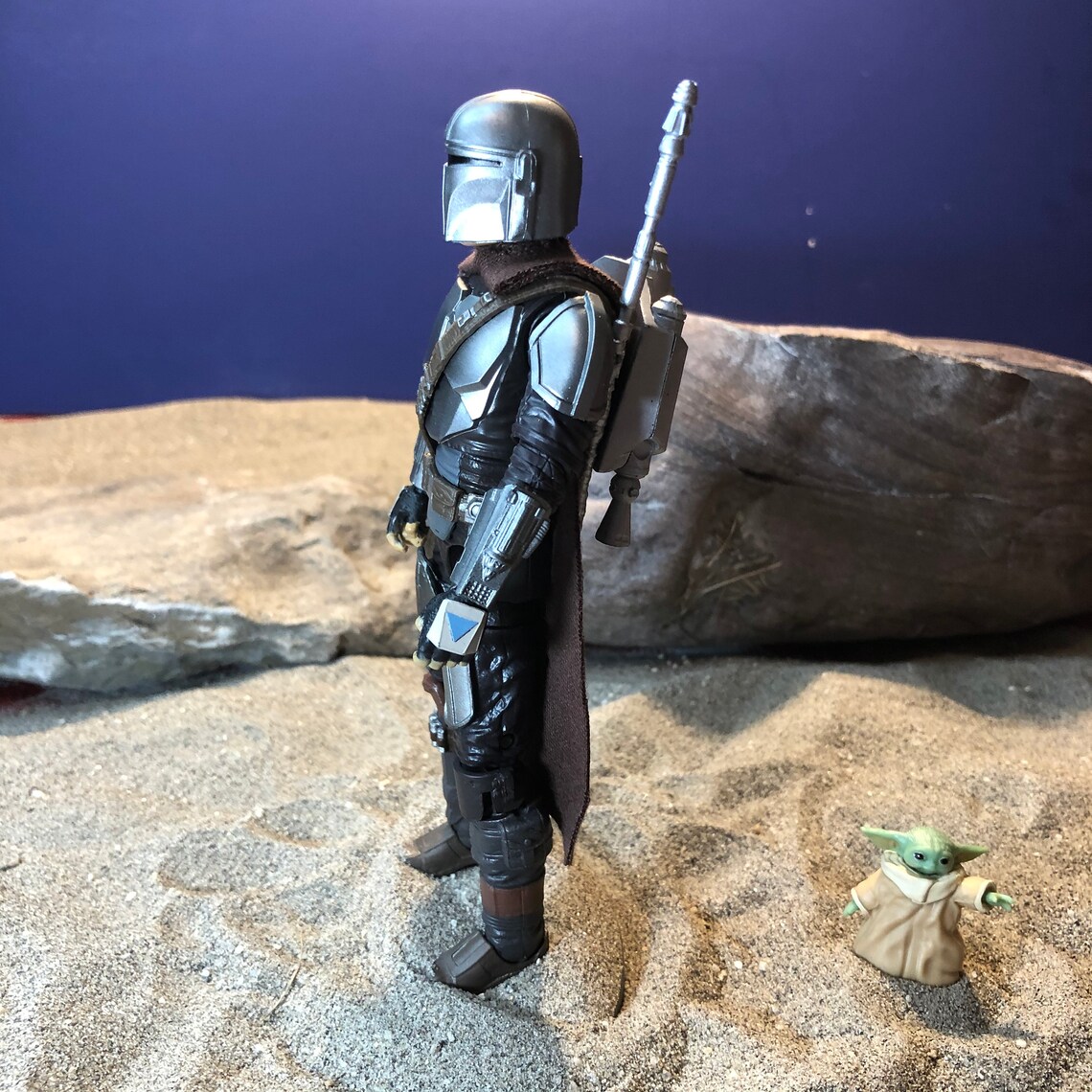 Custom the Mandalorian Din Djarin Beskar Spear the Black Series 6 - Etsy