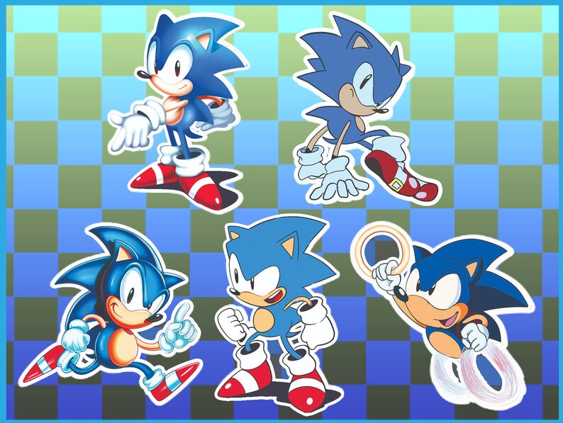 Classic Sonic Model Sheet Toosteel