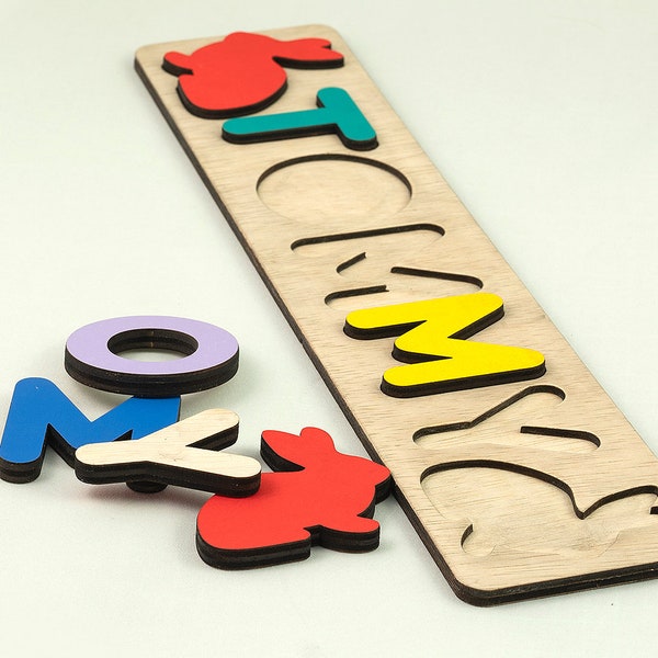 Wood Name Puzzle - Etsy
