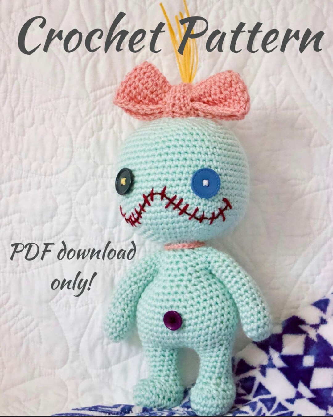 Crochet Voodoo Doll PATTERN - Etsy