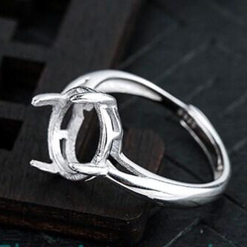 Ring Setting 7mm Round - Etsy