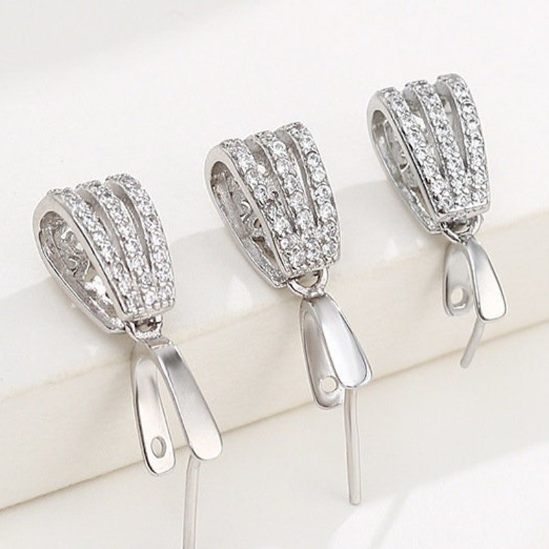 Sterling Silver Bail - Etsy