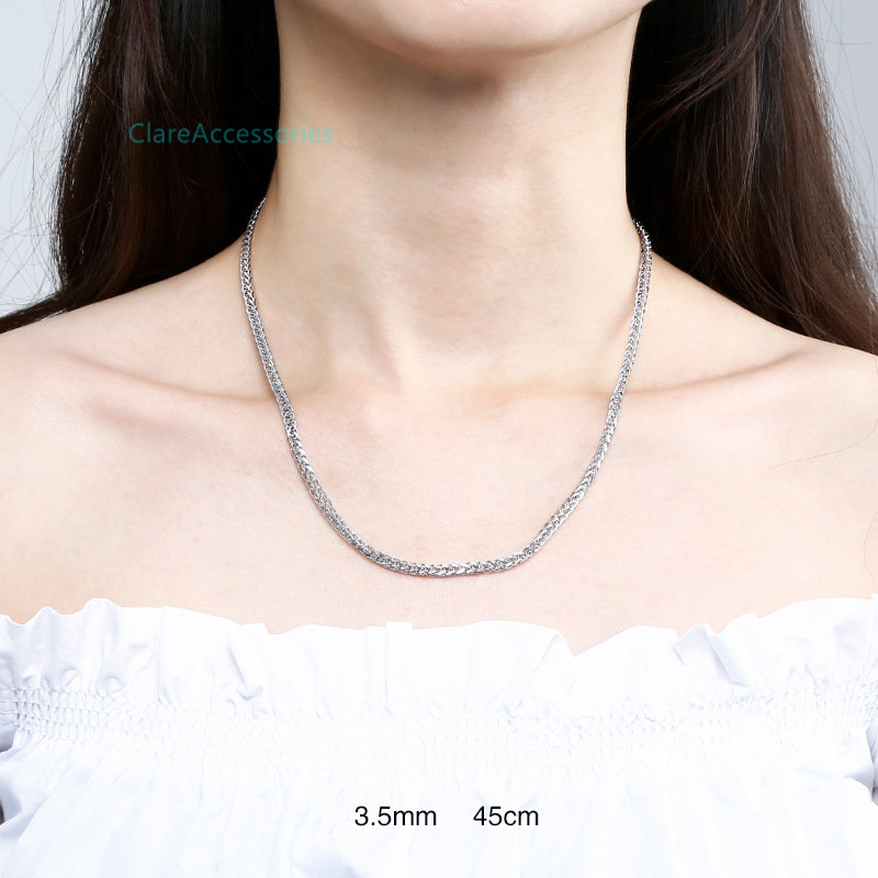 Sterling Silver Necklaces Chopin Chain Vermeil Gold Chain - Etsy Australia