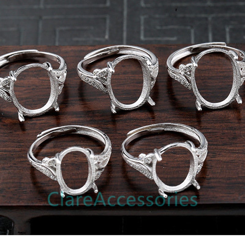 Ring Blank for Stone - Etsy