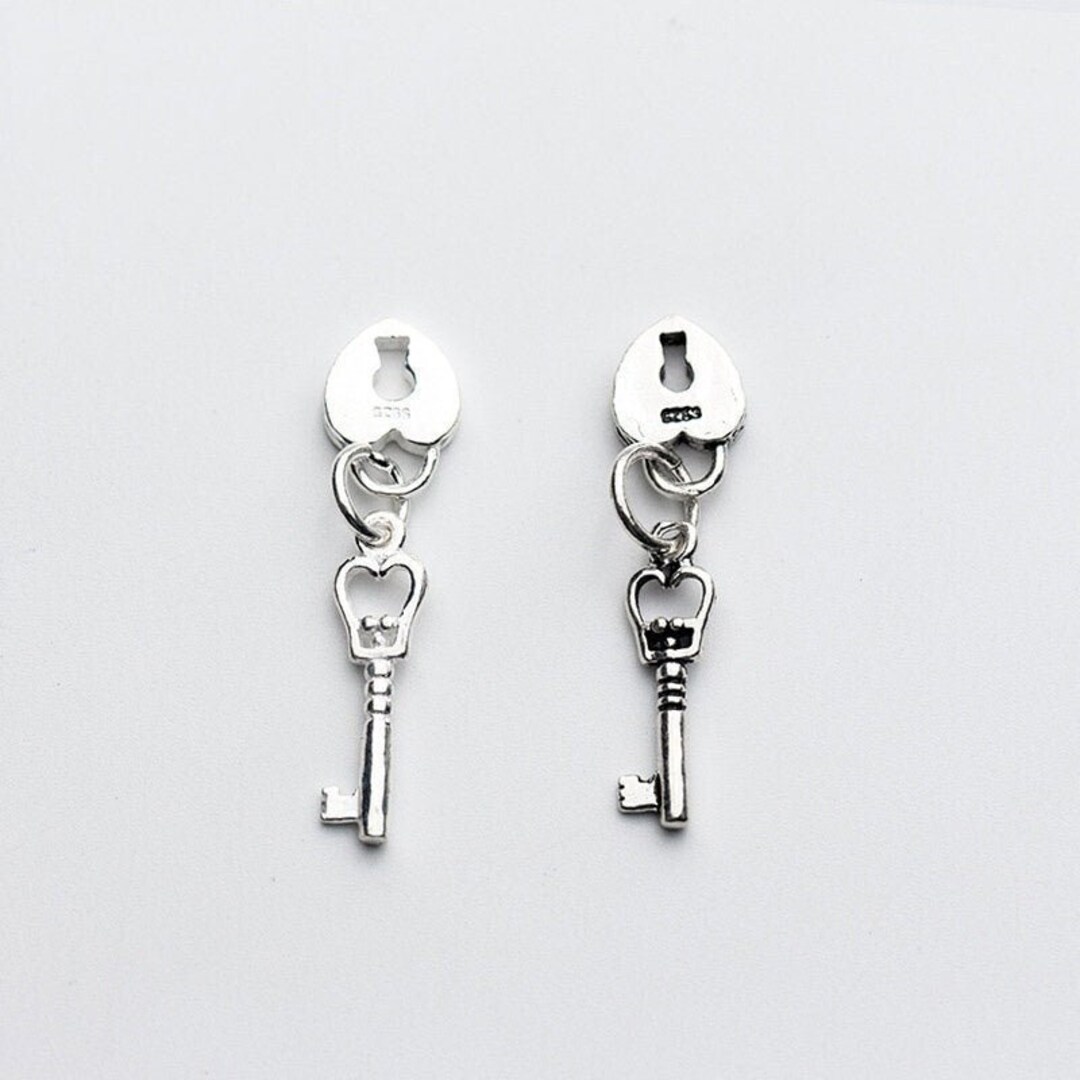 Sterling Silver Key Charms, Earring Charm, Anklet Charm, - Etsy Canada