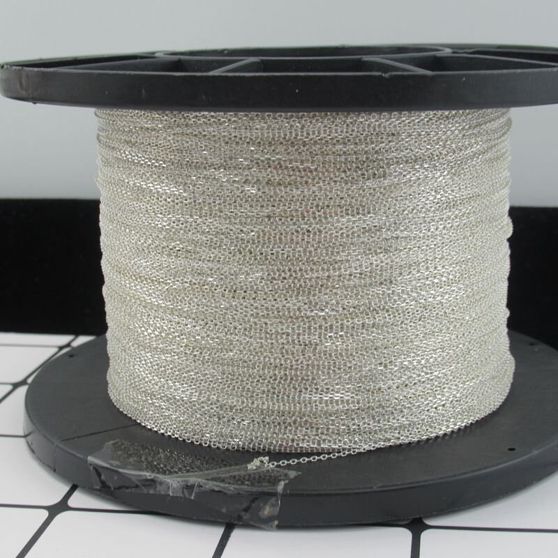 Sterling Silver Chains, Diamond Cut Cable Chain, Silver Chain Wholesale ...