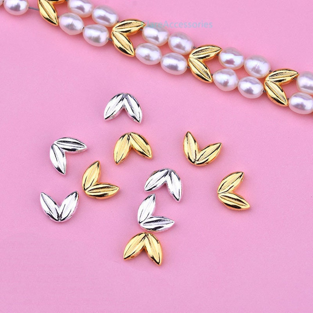 Two Holes Beads Sterling Silver Beads 925 Bead Silver Bead - Etsy