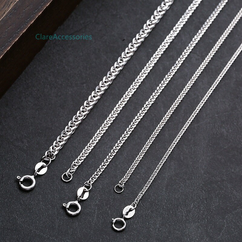 Sterling Silver Necklaces Chopin Chain Vermeil Gold Chain - Etsy Australia