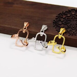 Sterling Silver Hug Pendant Blanks, Irrgular, 925 Silver Pendant Bezel ...