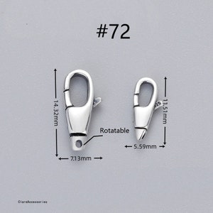 Sterling Silver Clasps, Heart Clasp, Floral Clasp, Palm Clasp ...