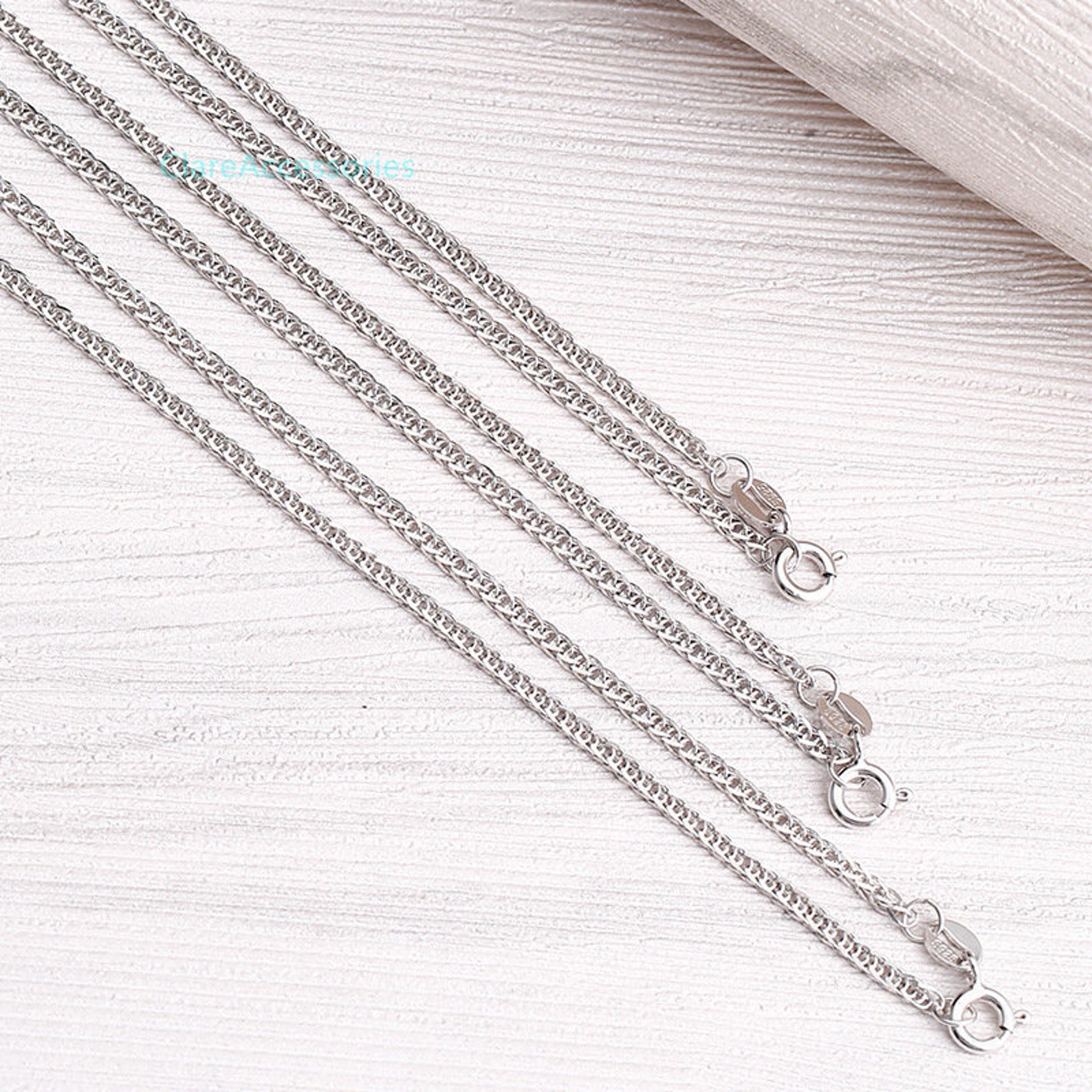 Sterling Silver Necklaces Chopin Chain Vermeil Gold Chain - Etsy