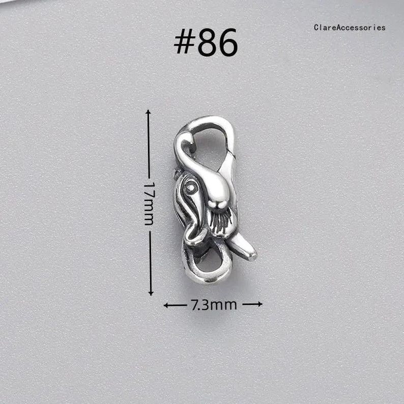Sterling Silver Clasps, Leaf Clasp, Floral Clasp, Star Clasp, Lobster ...