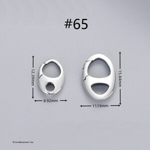 Sterling Silver Clasps, Heart Clasp, Floral Clasp, Palm Clasp ...