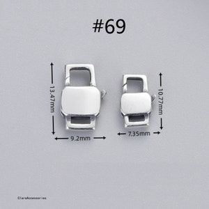 Sterling Silver Clasps, Heart Clasp, Floral Clasp, Palm Clasp ...