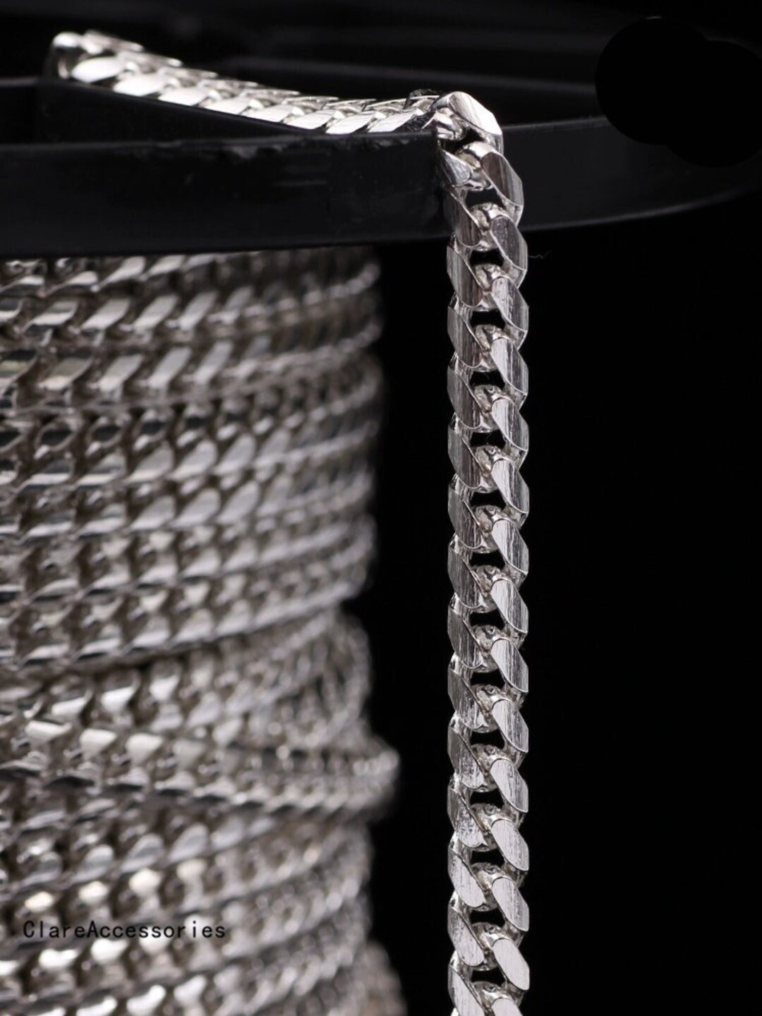 4.7mm Sterling Silver Curb Chains, 925 Sterling Silver Chains for ...