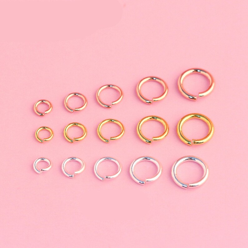 Sterling Silver Jump Ring Open Jump Rings 3mm 4mm 5mm 6mm - Etsy