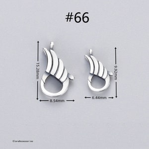 Sterling Silver Clasps, Heart Clasp, Floral Clasp, Palm Clasp ...