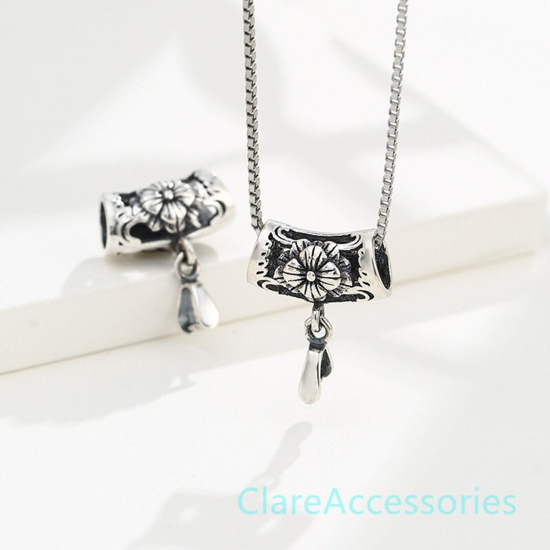 Sterling Silver Pinch Bails, Flower Bail, Bails Wholesale, Designer ...