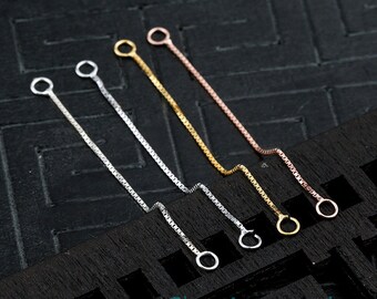 Sterling Silver Extension Chain Extender - Etsy