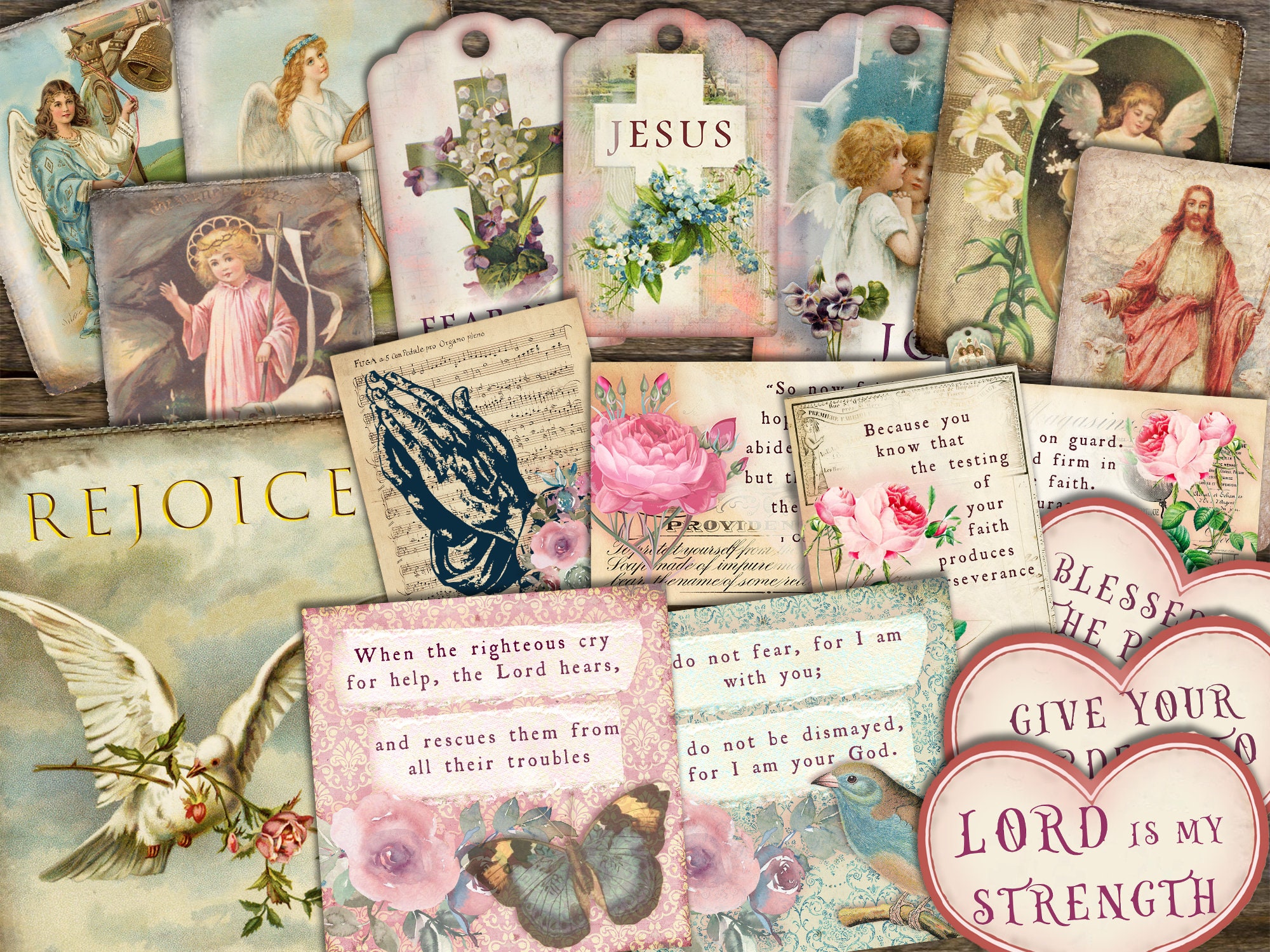 Faith Ephemera Pack Printable Prayer Journal Junk Journal - Etsy