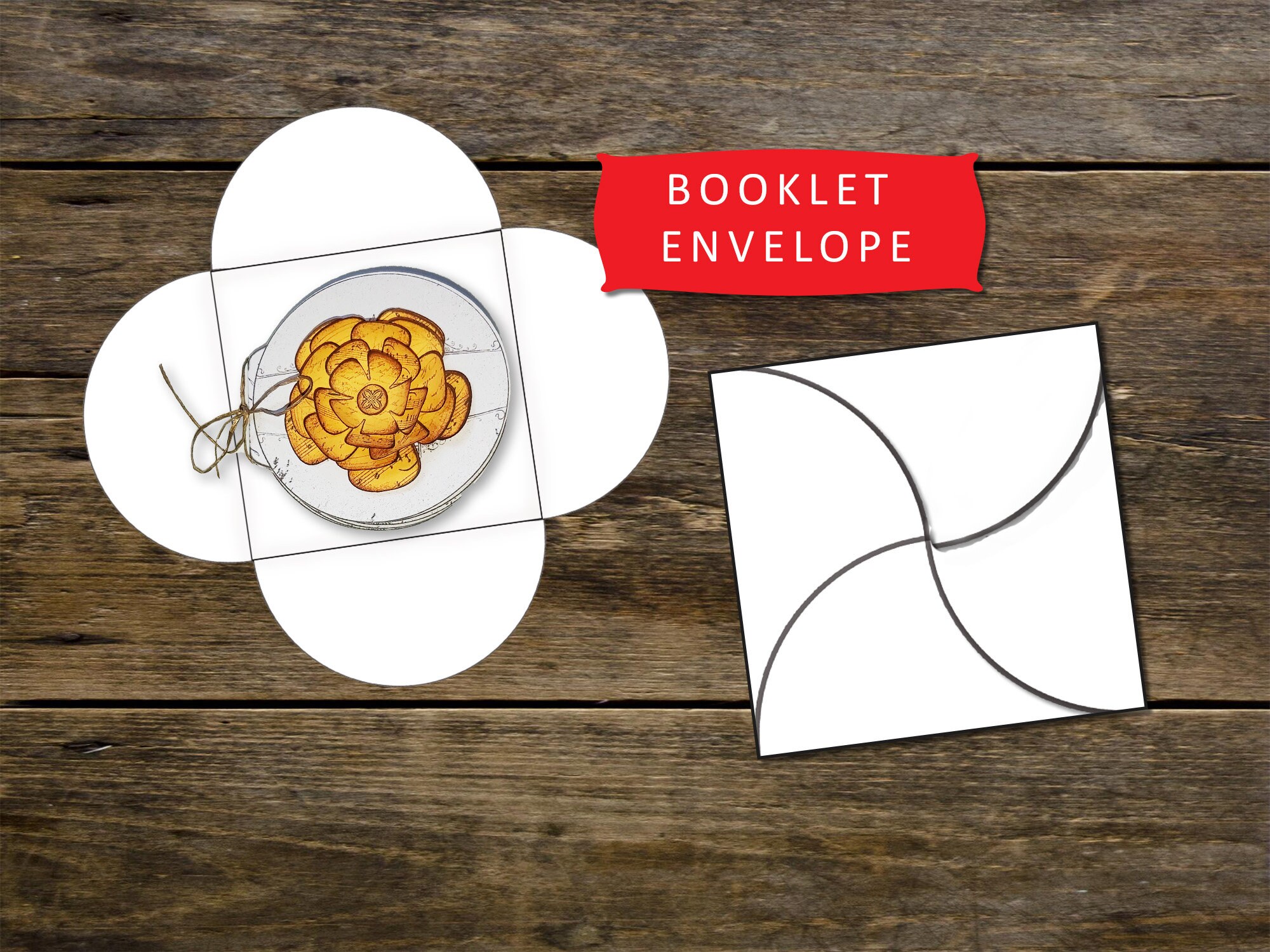 Circle Booklet, Templates, Junk Journal, Digital Templates, Printable ...