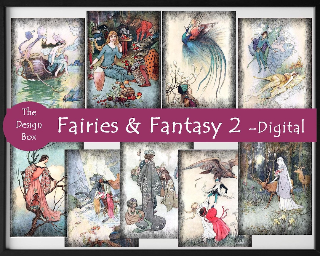 Fairies & Fantasy 2, Digital Cards, Magical Fairies, Fairy Cards ...