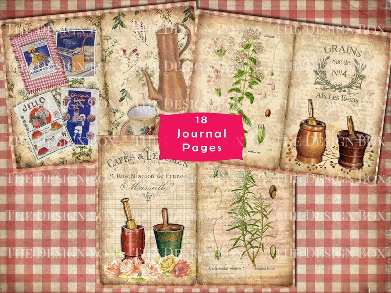 Kitchen & Baking Journal Kit 25 Printable Pages - Etsy