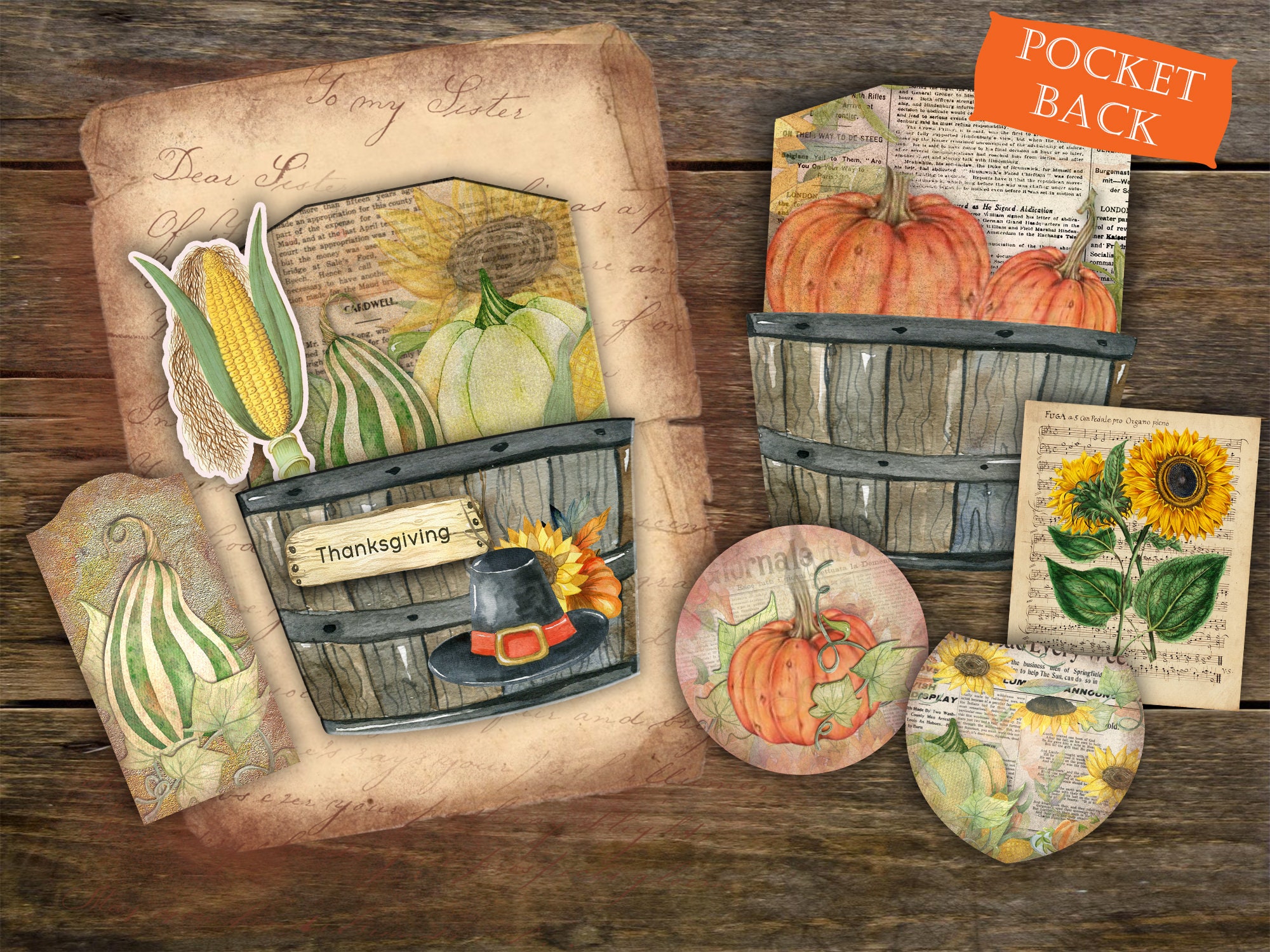 Thanksgiving Pumpkin Pockets Loaded Pockets Pumpkin - Etsy