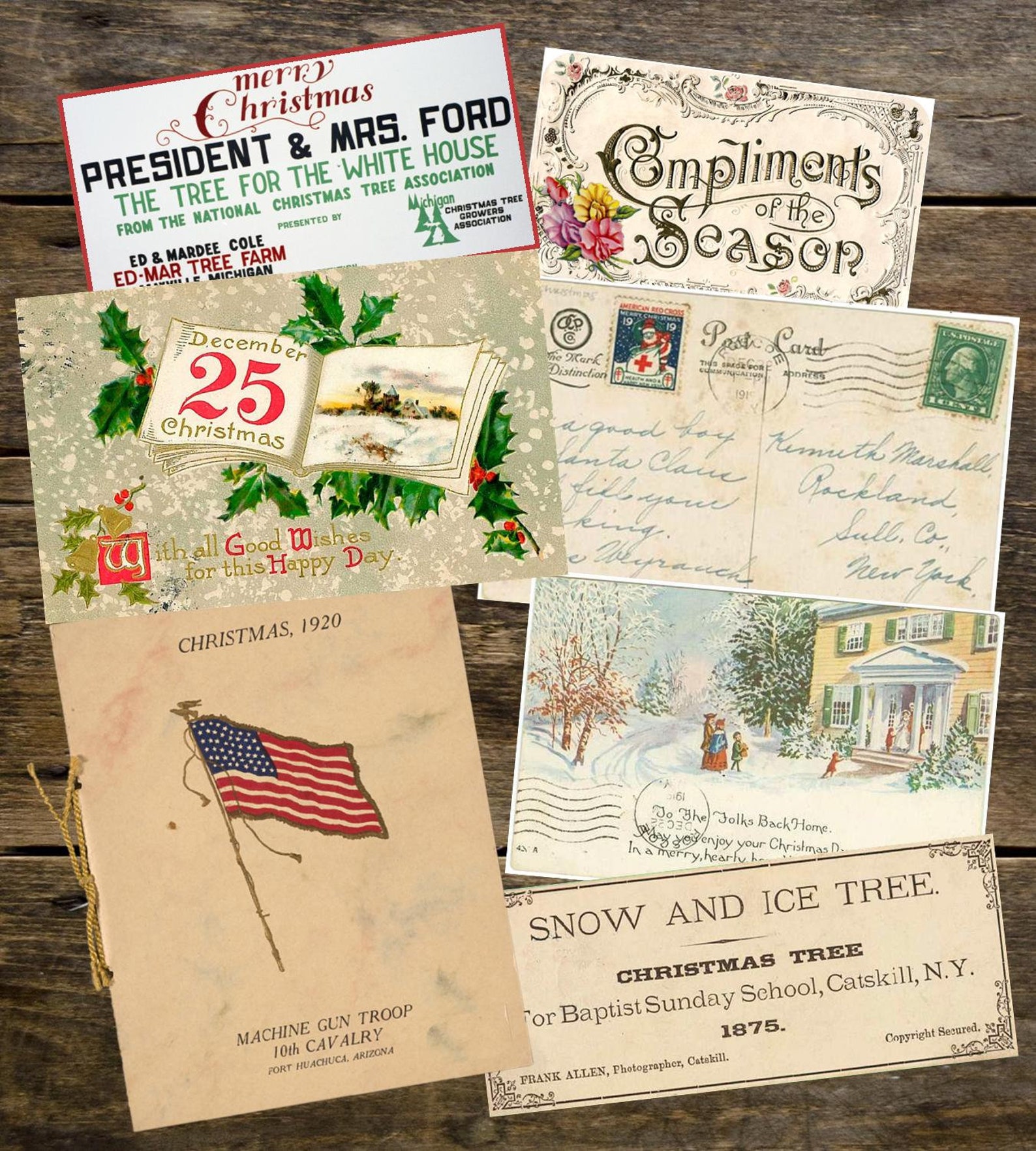 15 Christmas Ephemera Pack Printable Vintage Christmas | Etsy