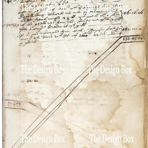 1600s Vintage Accounts Ledger Printable Pages, Handwritten, Ephemera ...