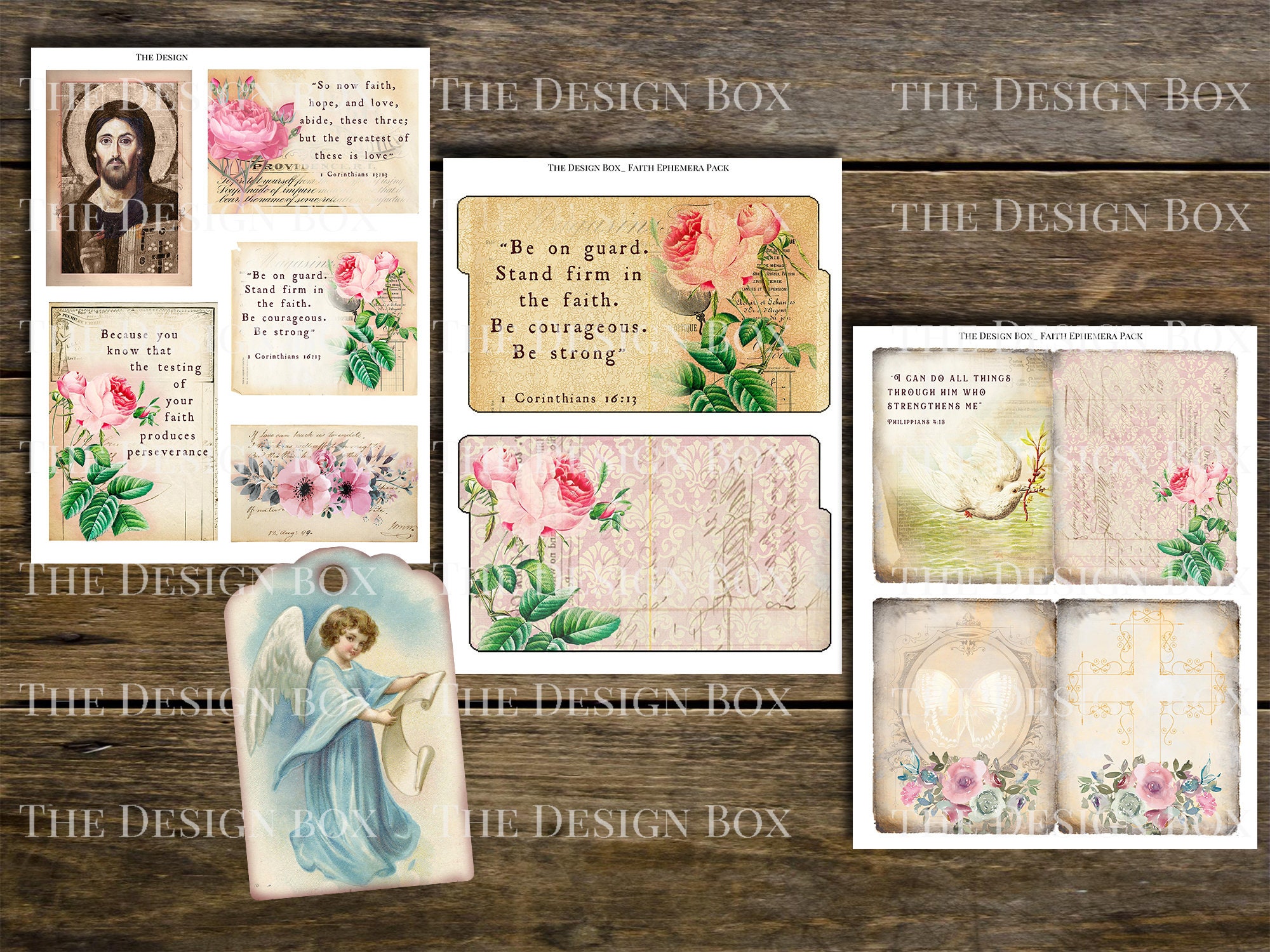 Faith Ephemera Pack Printable Prayer Journal Junk Journal - Etsy