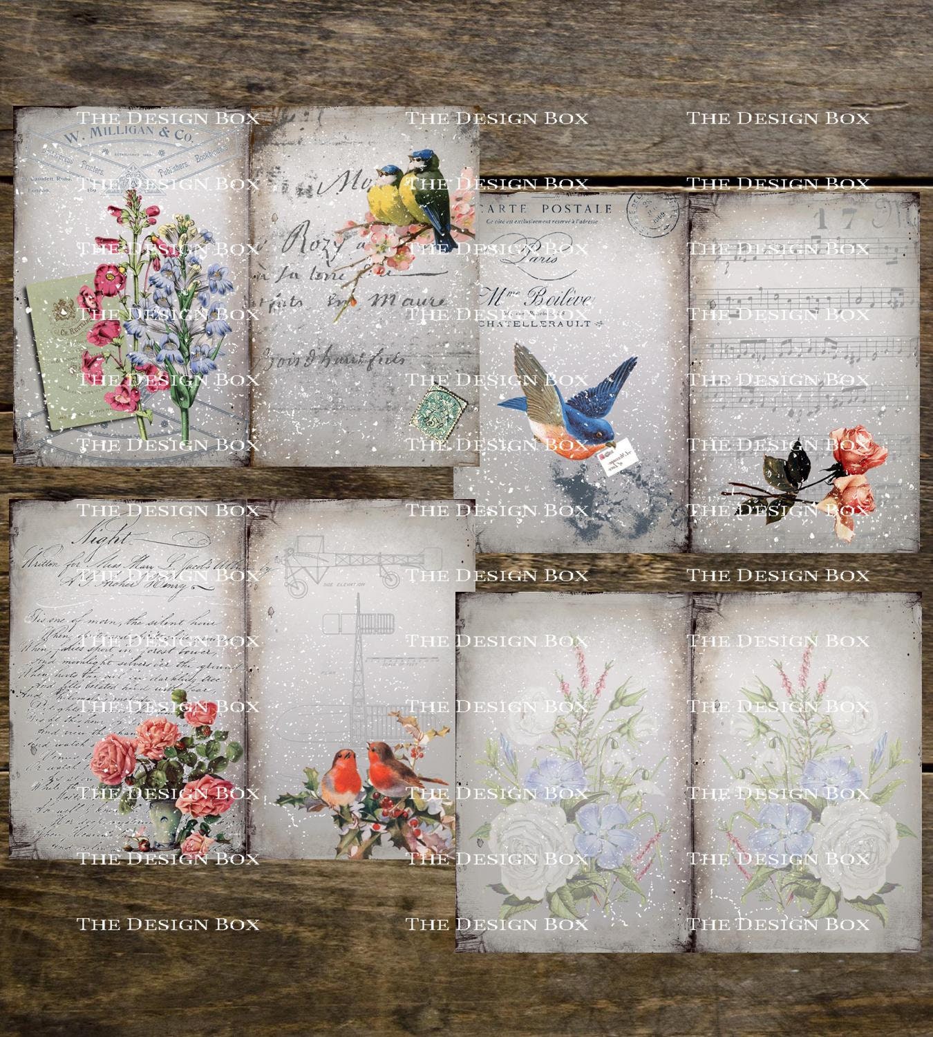 My Winter Garden Journal Kit, Printable Journal, Winter Woodland ...