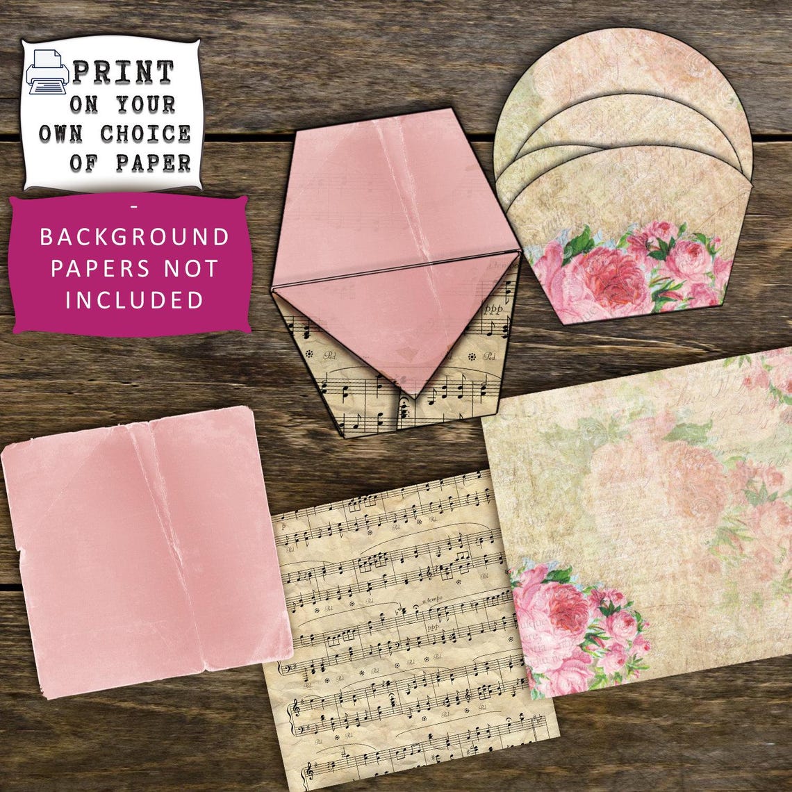 Loaded Envelope Pocket Templates, Templates, Overlay, Ink Saver, Junk ...