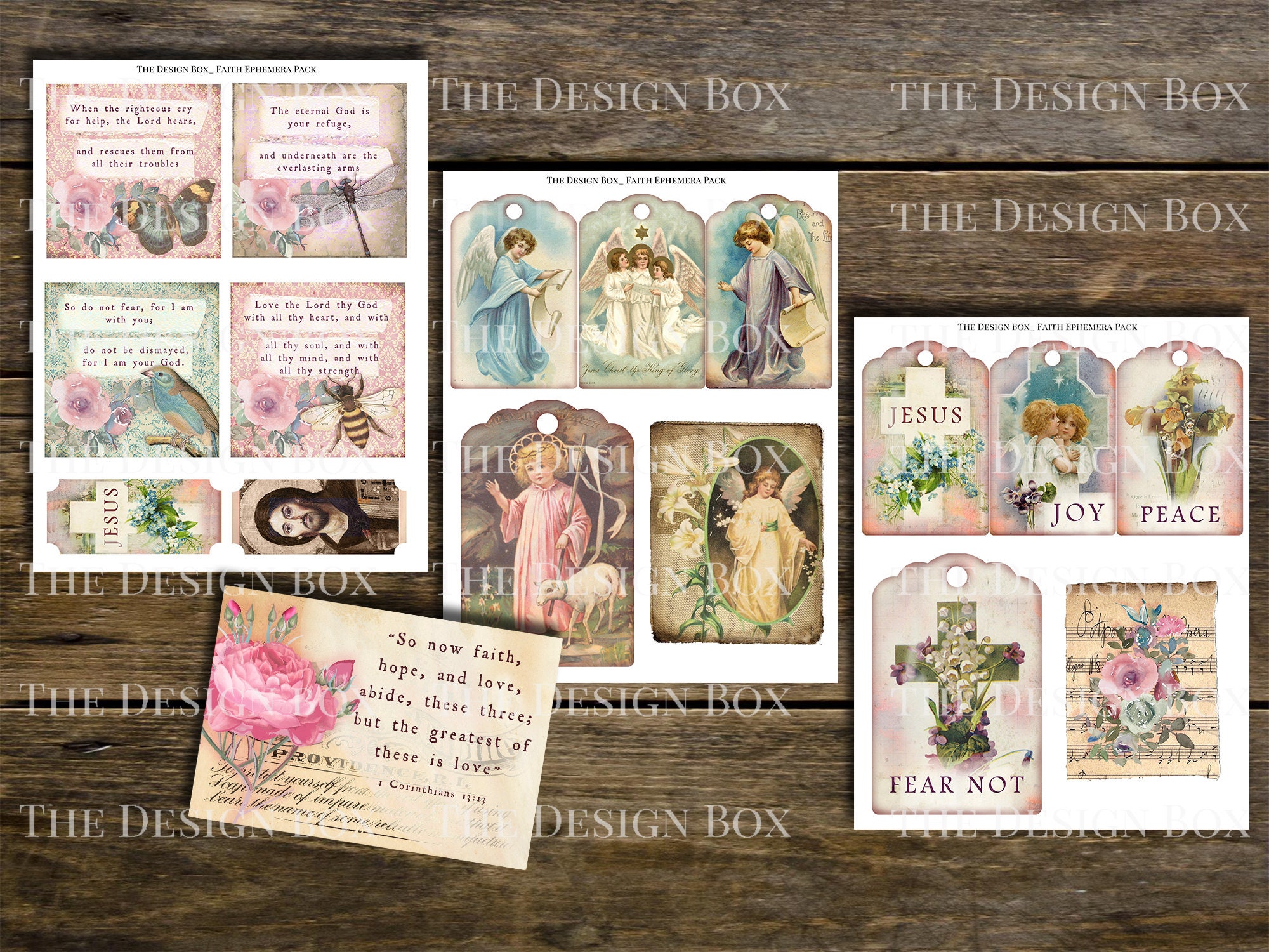 Faith Ephemera Pack Printable Prayer Journal Junk Journal - Etsy