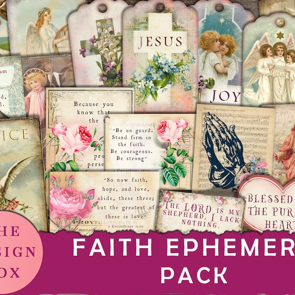 Christian Journal Ephemera - Etsy
