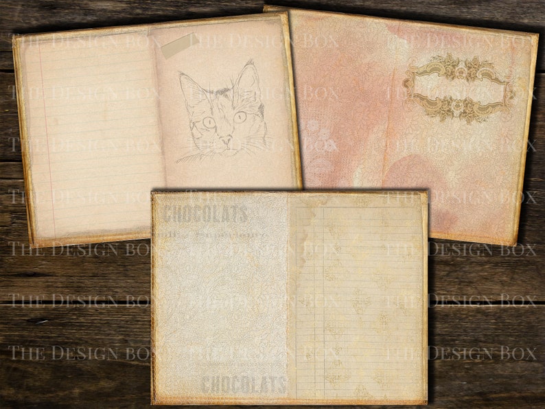 Cats & Kittens Journal Kit 25 Printable Pages Playful Kitten - Etsy