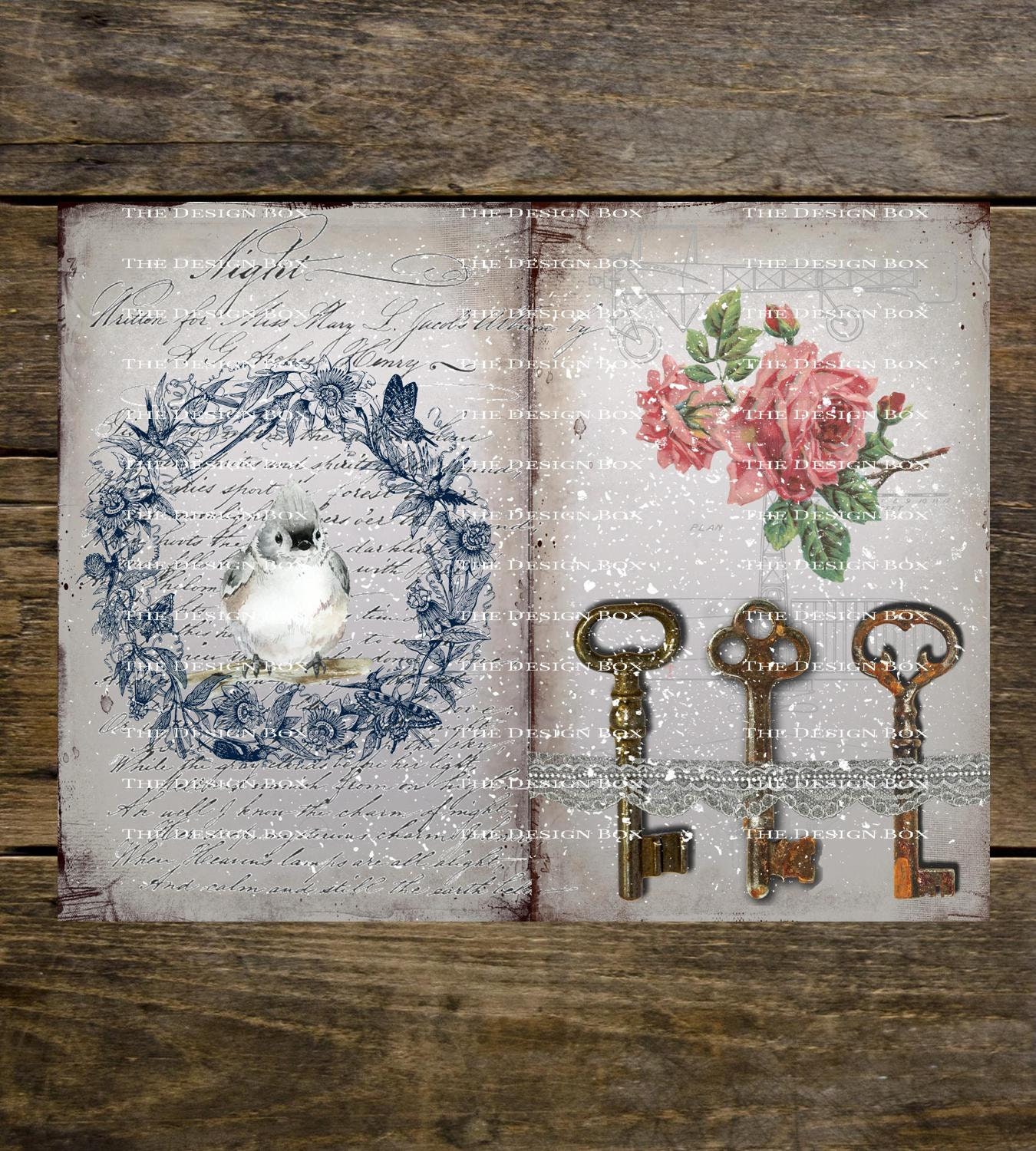 My Winter Garden Journal Kit, Printable Journal, Winter Woodland ...