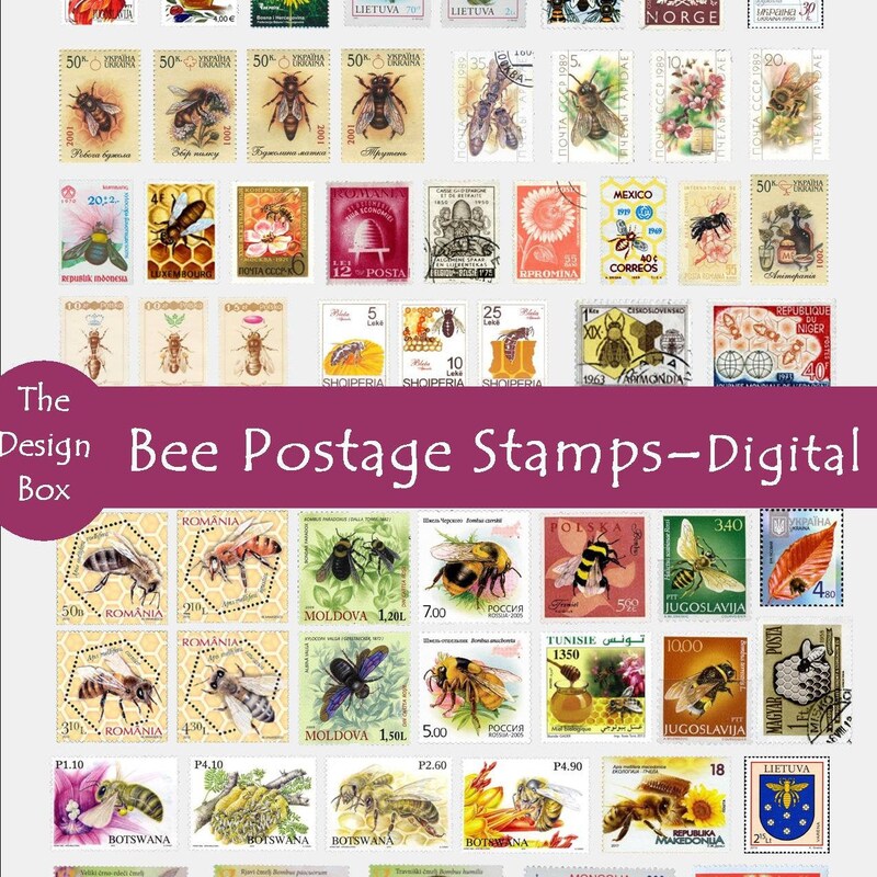 Honey Bee Stamp - Etsy