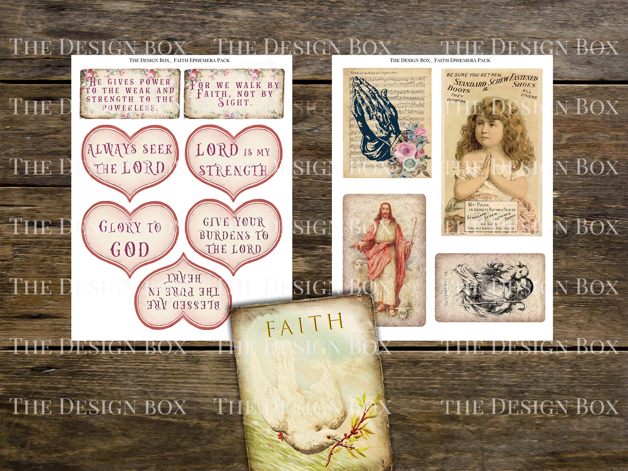 Faith Ephemera Pack Printable Prayer Journal Junk Journal - Etsy