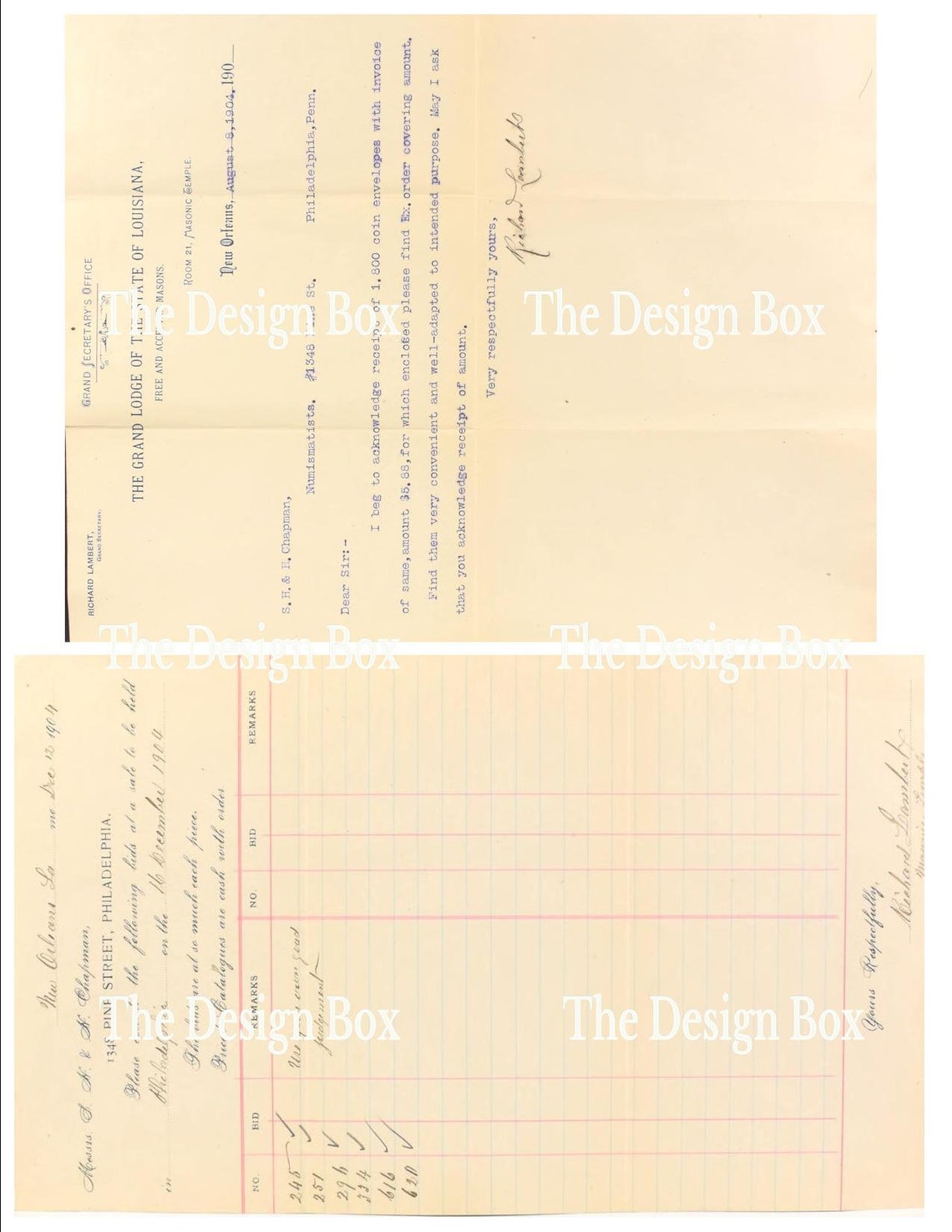 8 Vintage Invoices & Documents Printable 1800s Vintage - Etsy