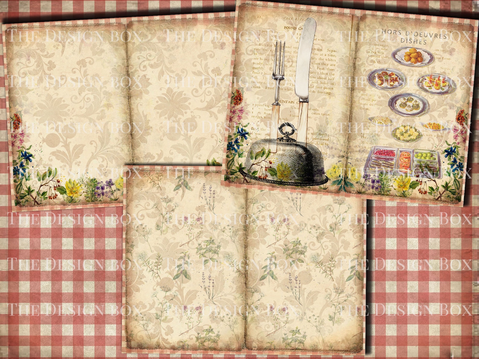 Kitchen & Baking Journal Kit, 25 Printable Pages, Grandma's Kitchen ...
