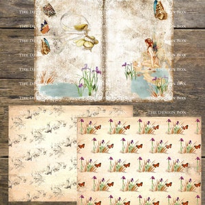 Butterfly Fairies Journal Kit 26 Printable Pages Junk - Etsy