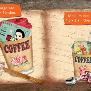 Coffee Cups, Loaded Pockets, Coffee Printables, Coffee Journal, Journal ...