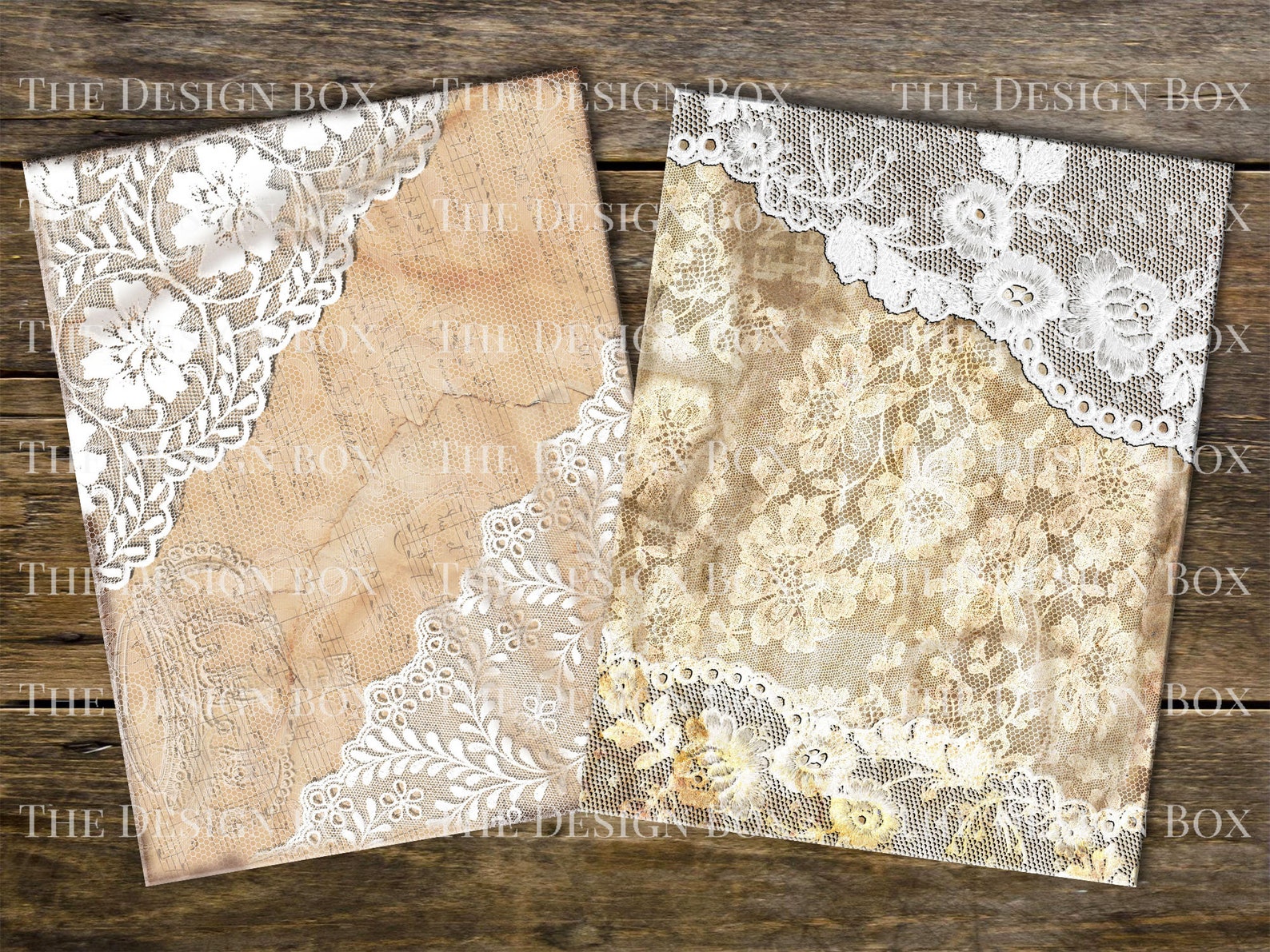 Lace Junk Journal Printable Digital Lace Collage Junk - Etsy