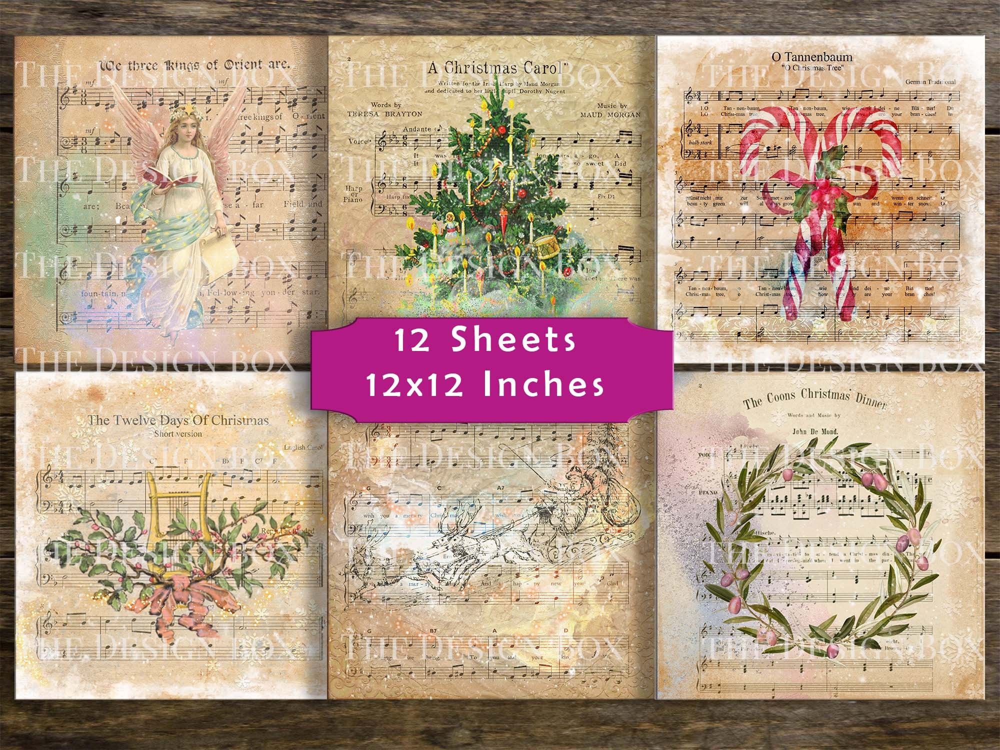 Christmas Carols, Christmas Music, Sheet Music, Printable Paper ...