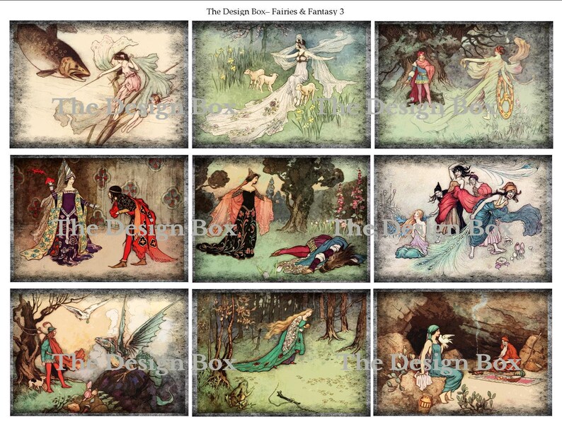 Fairies & Fantasy 3, Digital Cards, Magical Fairies, Fairy Cards ...