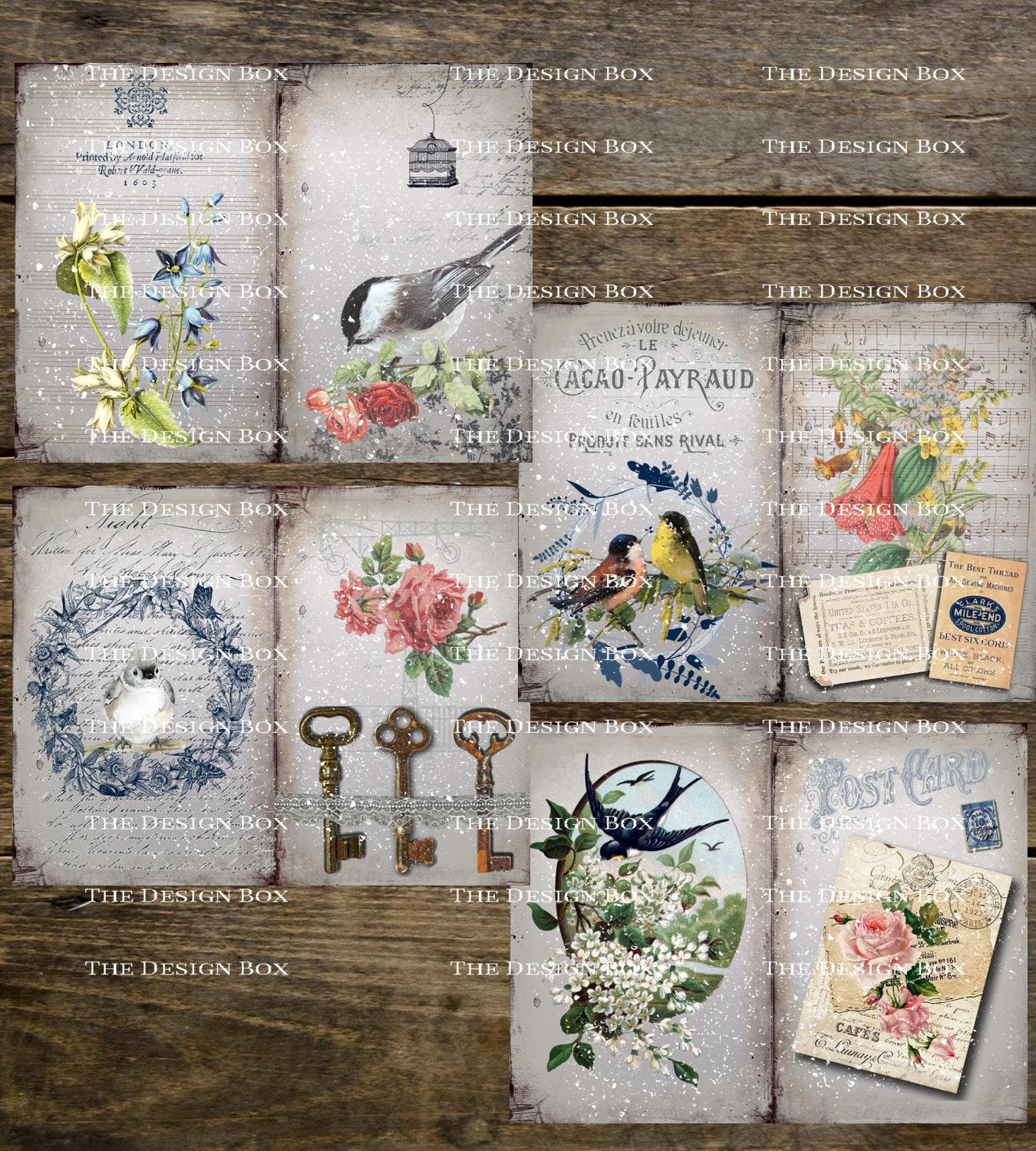 My Winter Garden Journal Kit, Printable Journal, Winter Woodland ...