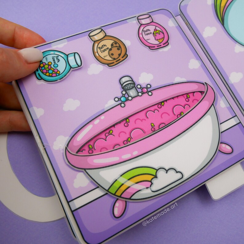 Printable Dollhouse Girls Activity Book Unicorn Printable - Etsy