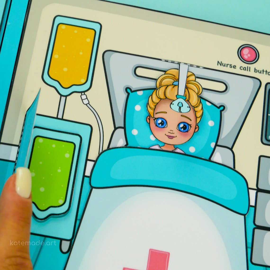Printable Hospital Busy Book for Kids Paper Dolls - Etsy